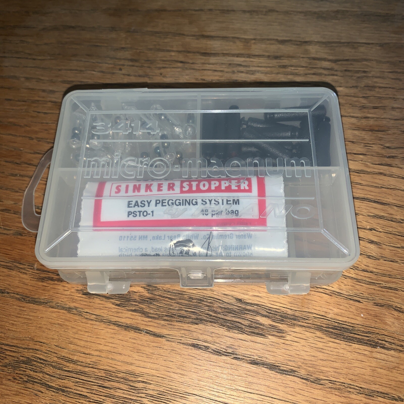 Vintage Plano Micro-Magnum 3414 Double Sided Tackle Box Filled W/ Bait ...