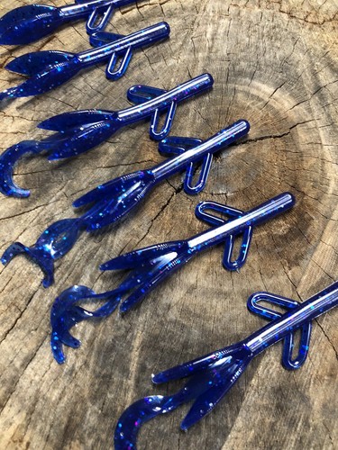 392 Baitz 4” Grass Hog Purple Passion 20ct | eBay