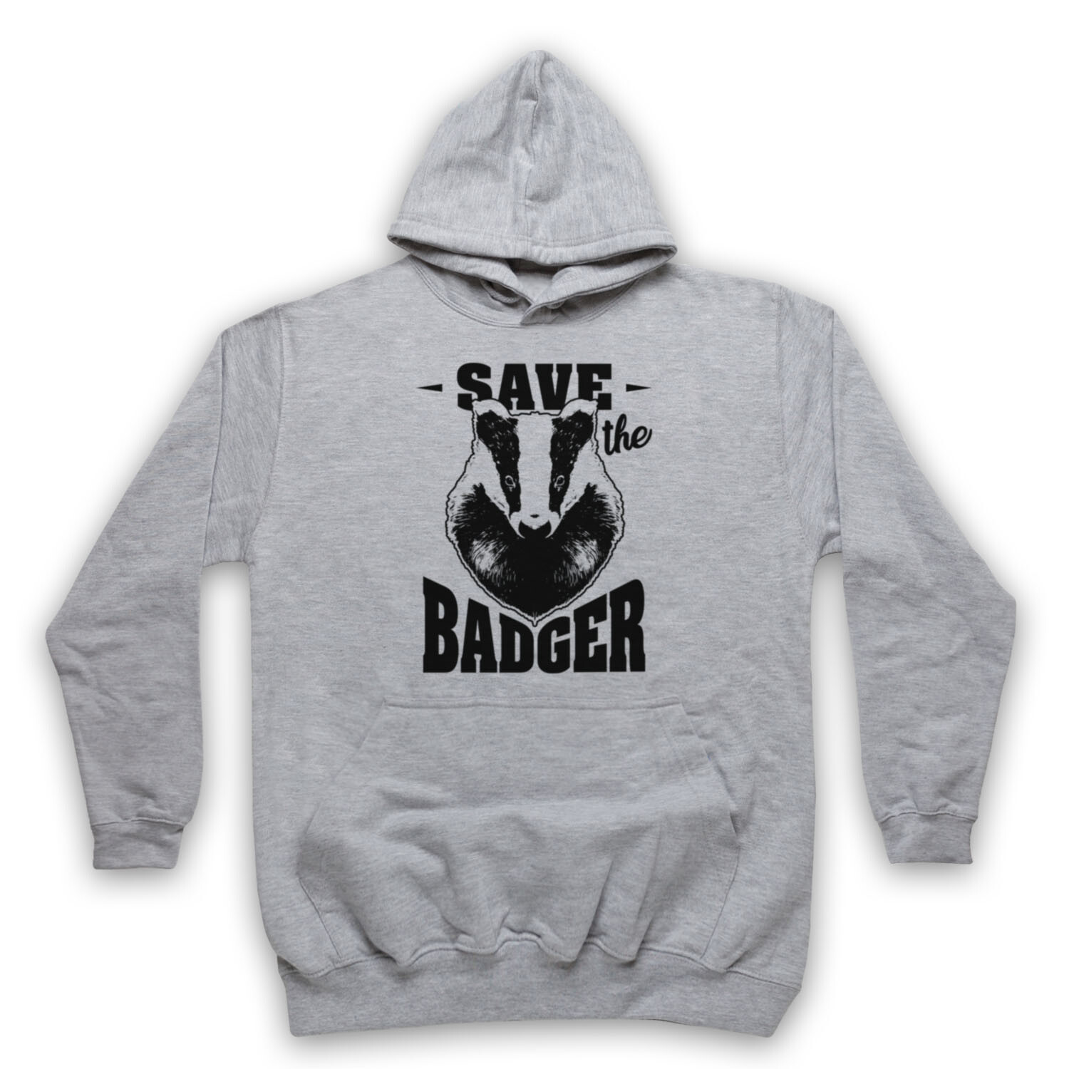 SAVE THE BADGER PROTEST SLOGAN ANTI CULL ANIMAL LOVER UNISEX ADULTS ...