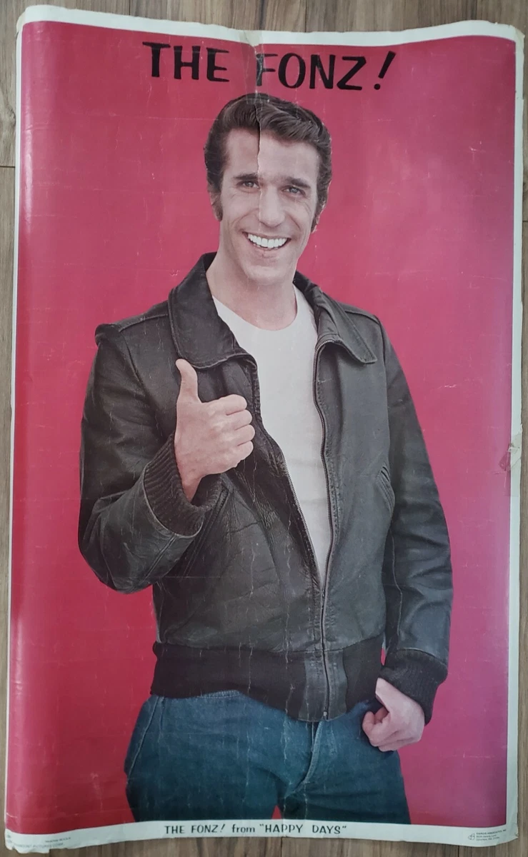 Fonzie Happy Days Poster