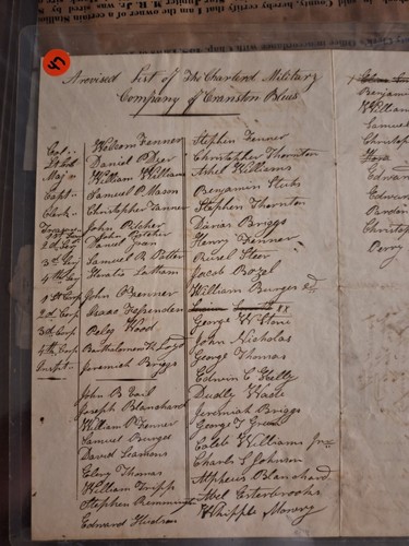 1823 Document List Of Military Persons | eBay