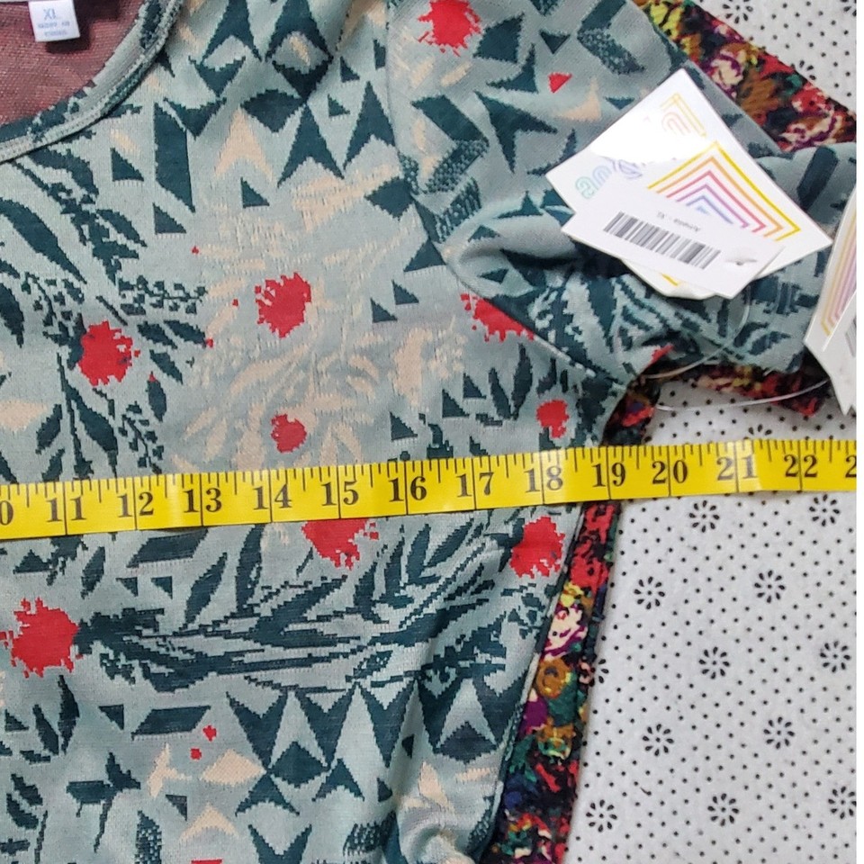 LuLaRoe Floral Fit and Flare Dress Short Sleeve Casual Colorful Set ...