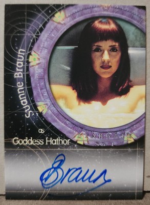 2002 Stargate SG-1 Season 4 Autograph A10 Suanne Braun As Goddess ...