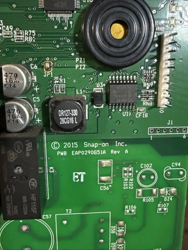 Snap on Wheel Balancer Machine EAP0290G51A PCB Assembly Processor Board ...