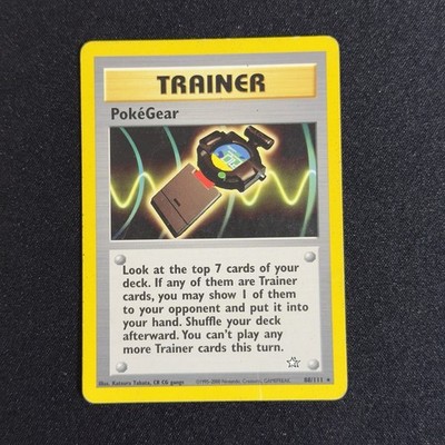 PokeGear 88/111 Rare Neo Genesis Unlimited 2000 WOTC Pokemon Vintage ...