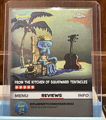 2025 TOPPS Chrome SpongeBob - BB-14 “From The Kitchen Of Squidward ...