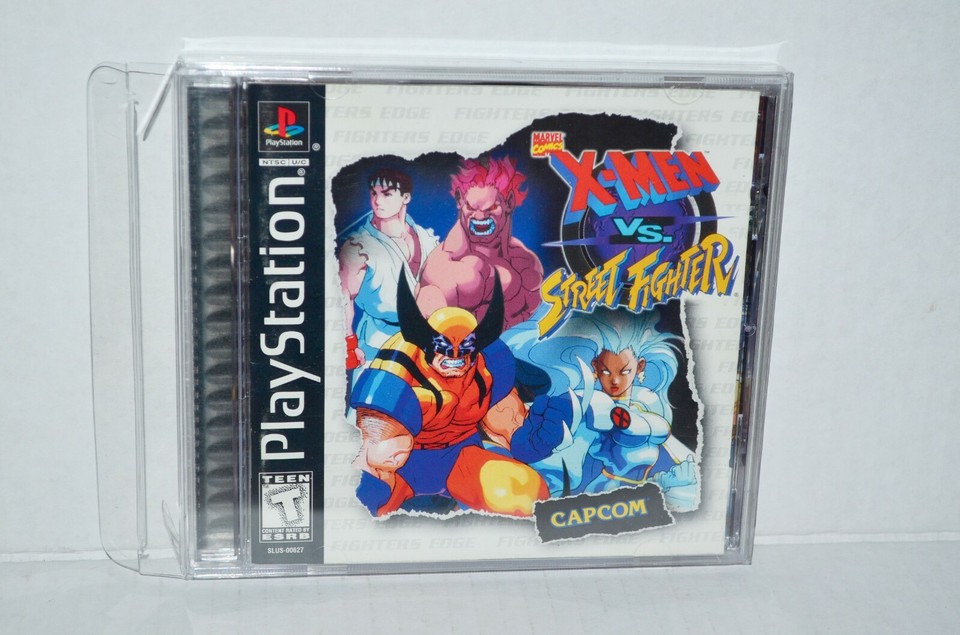 10 Sony PlayStation 1 PS1 Video Game Clear Plastic Protective Cases ...