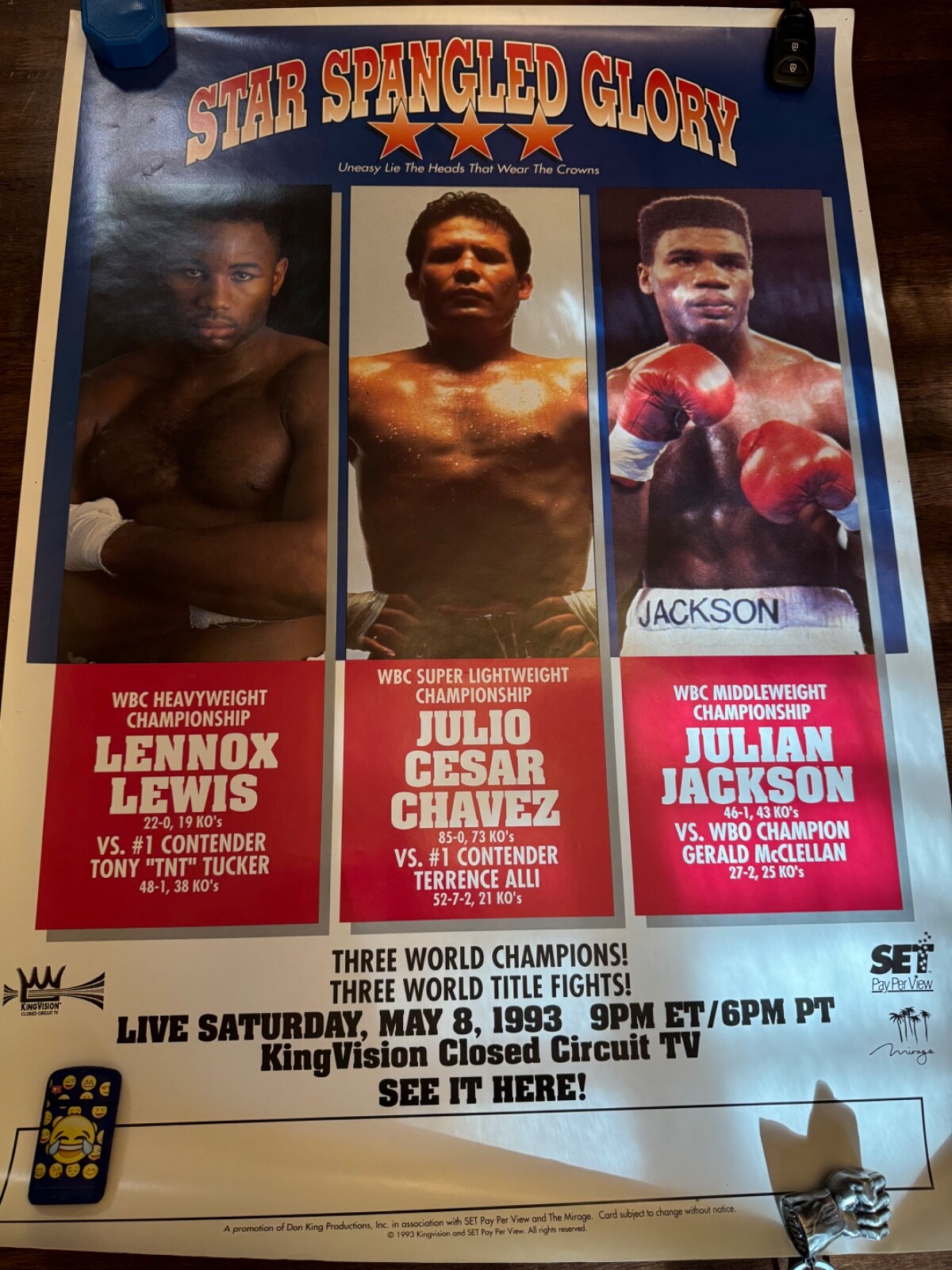 Vintage Julio Cesar Chavez vs Terrence Alli & Lewis v Tucker Boxing ...