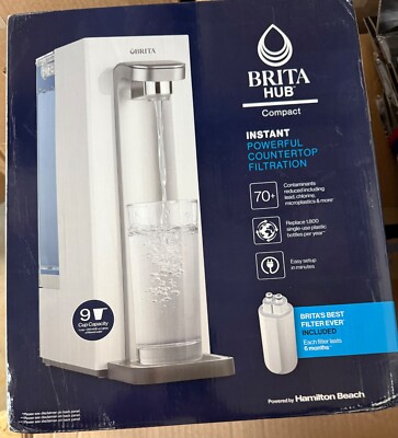 Brita Hub Compact Instant Powerful Countertop Water Filter System New💧 ...