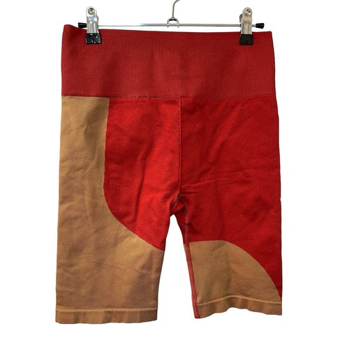 Fabletics Seamless High-Waisted Bike Shorts Haute Red Maplewood ...