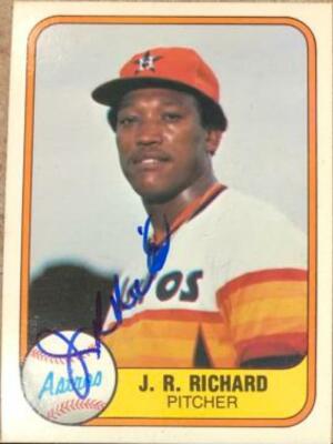 J.R. Richard Autographed 1981 Fleer #56 | eBay
