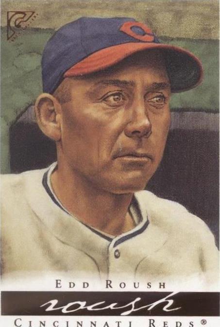 2003 Topps Gallery Hall of Fame Edition - Edd Roush #9 Red C On Cap for ...