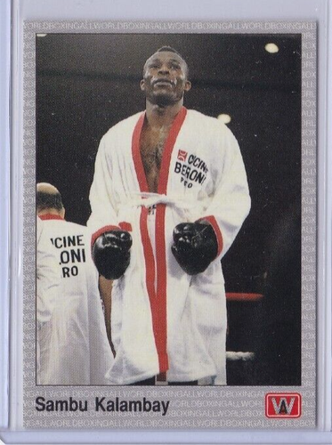 1991 All World BOXING CARD #95 SAMBU KALAMBAY (ID4) | eBay