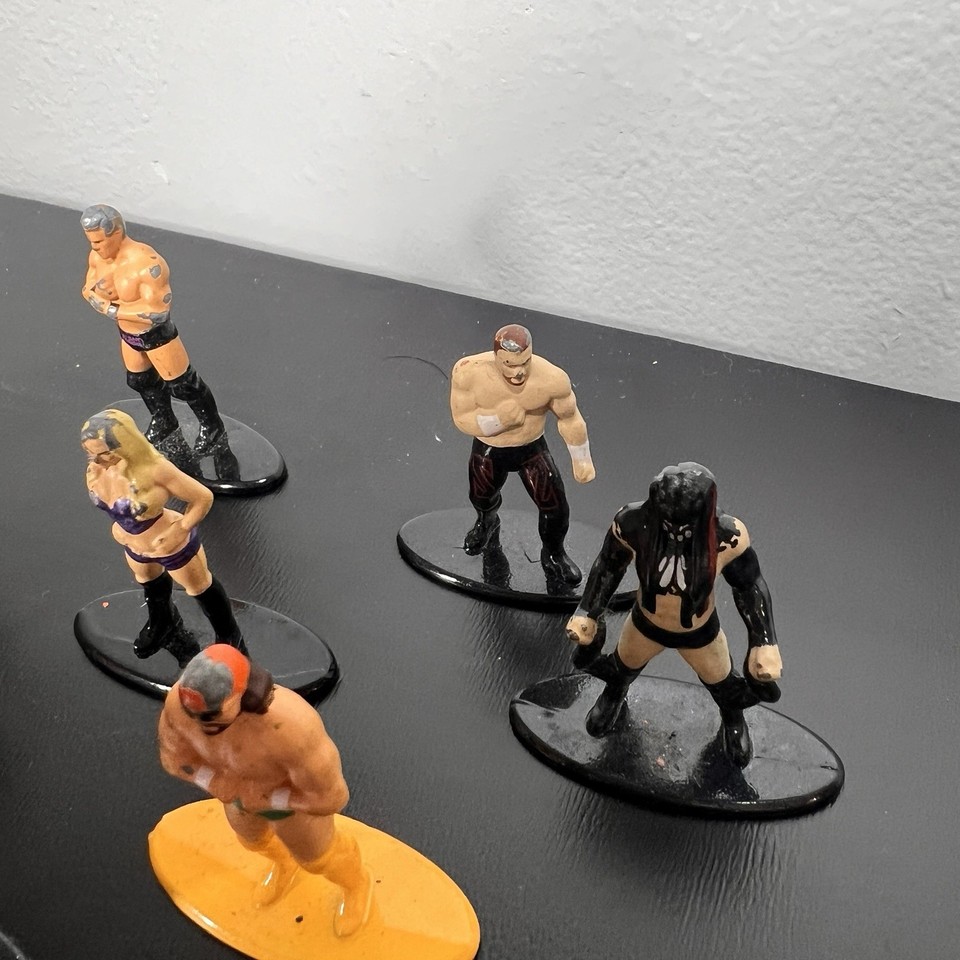 Jada Nano Metalfigs WWE Wrestling Figures Lot (12) Die Cast Metal | eBay