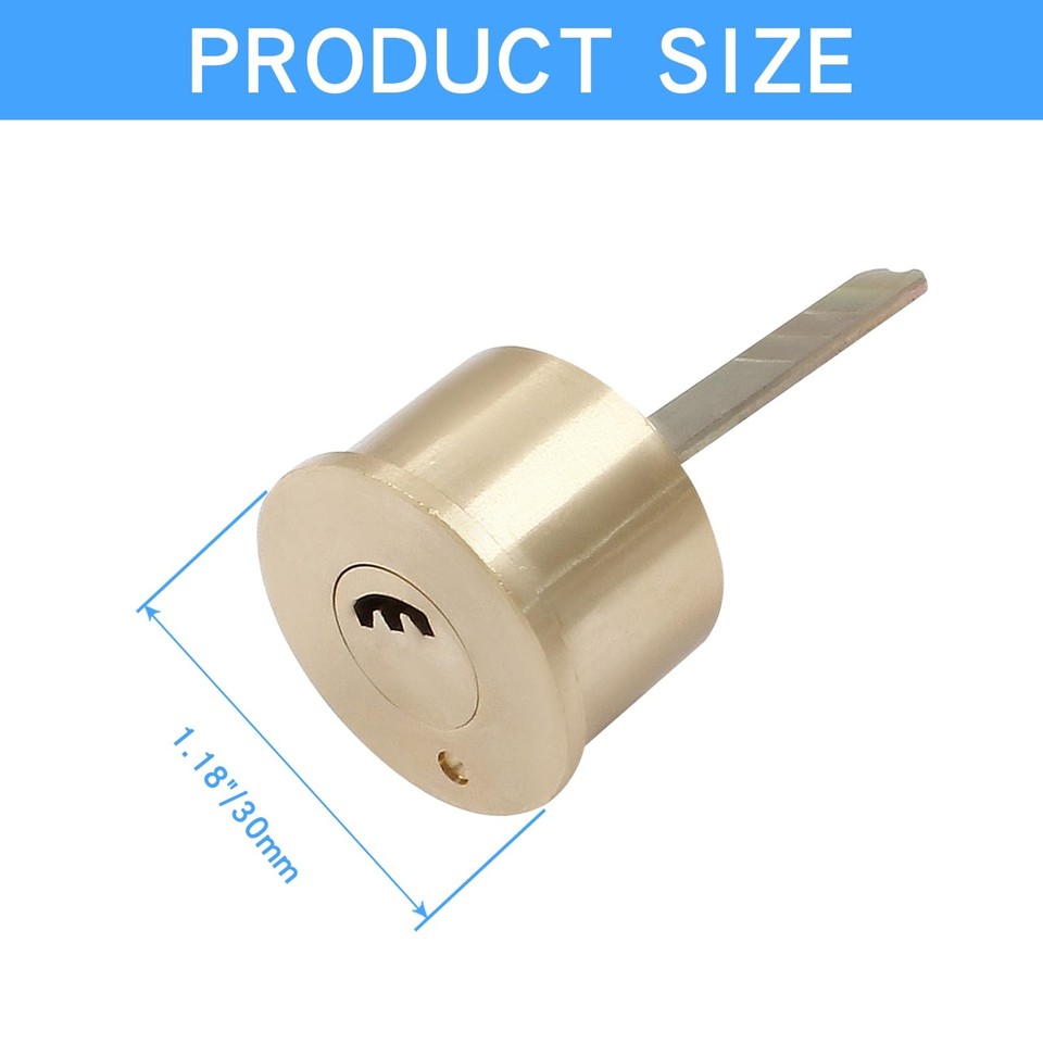 Litoexpe Door Lock Sets, Vertical Keyway Cylinder Deadbolt Rim Lock Set ...