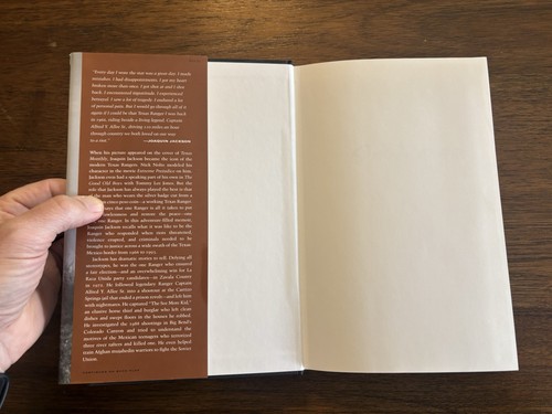 SIGNED One Ranger A Memoir By H. Joaquin Jackson 1st Edition 2007 ...