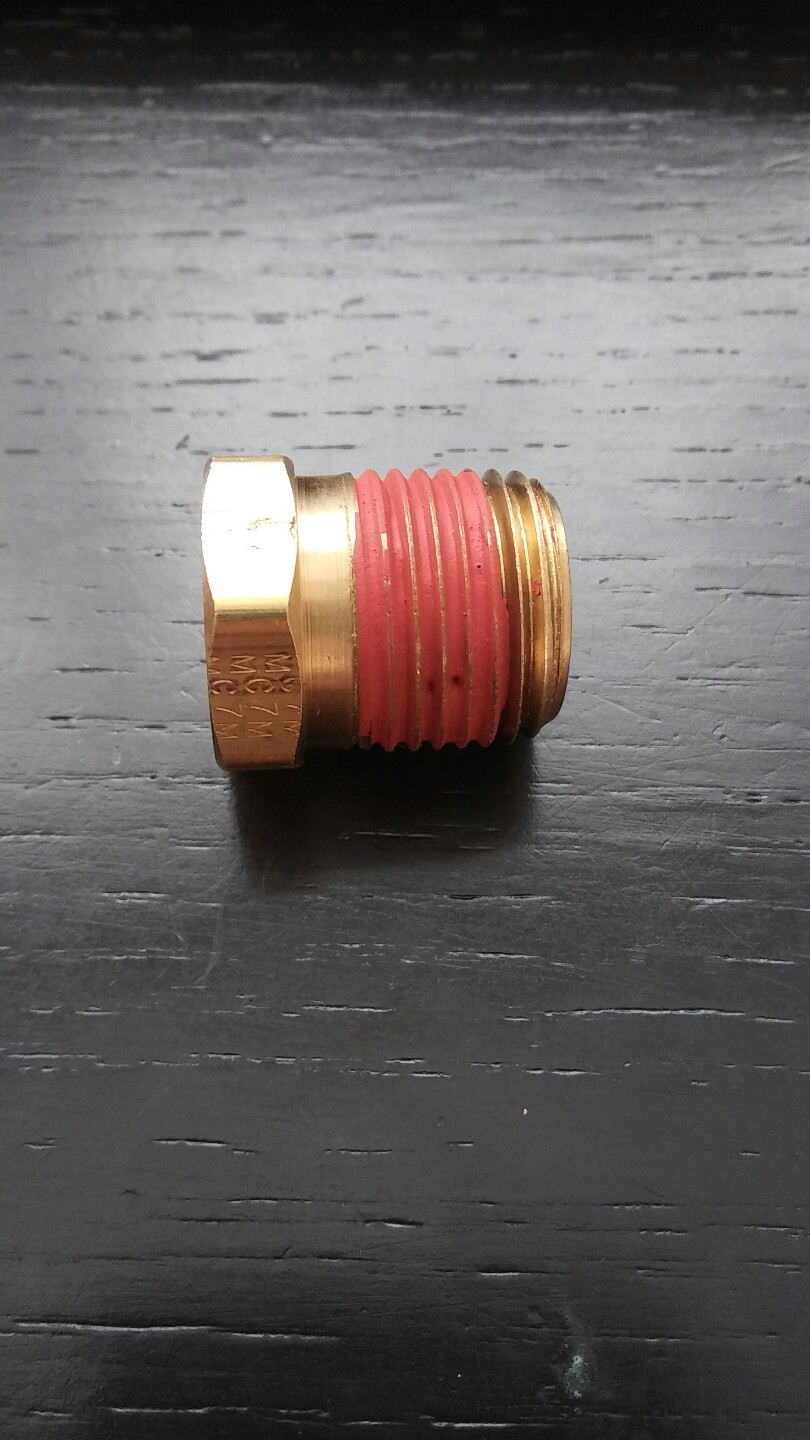 PARKER 209P-8-4 BRASS REDUCING BUSHING M 1/2" x F 1/4" NPT 👍 | eBay