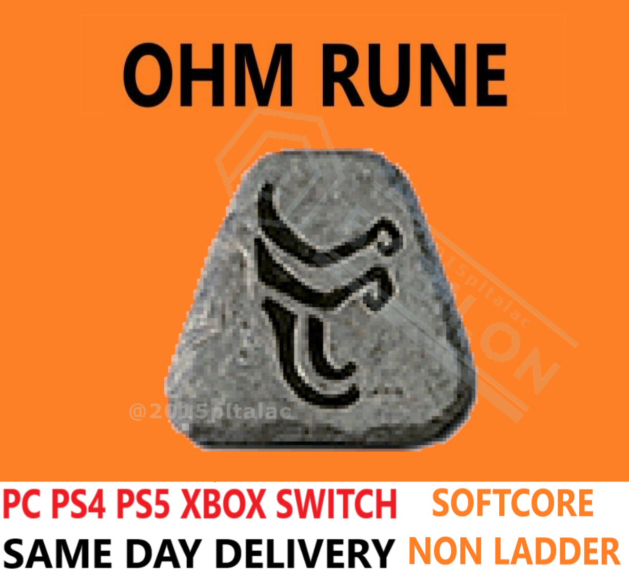 PC PS4 PS5 XBOX SWITCH OHM RUNE DIABLO 2 RESURRECTED D2R ITEMS | eBay
