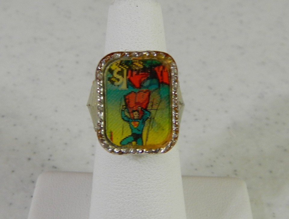 1960s Vari-Vue Superman Error Cut Flicker Flasher Ring | eBay