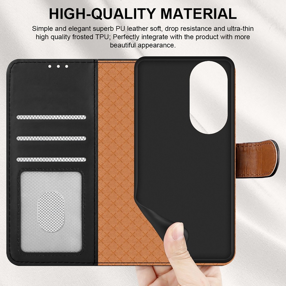 Case for Honor 90 Smart / Honor X7B Leather Wallet Flip RFID Shockproof ...