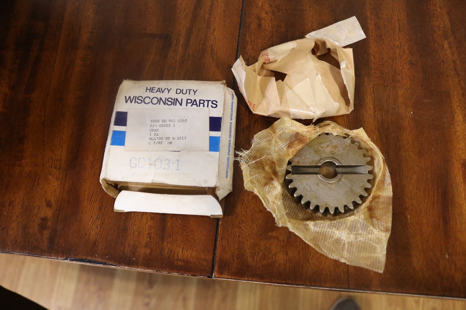 NOS Wisconsin VG4D others magneto gear P/N GD 103-1 brand new | eBay