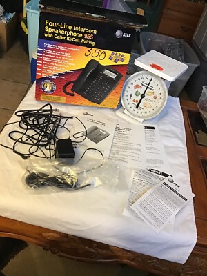 AT&T Four Line Intercom Speakerphone 955 Accessories Only | eBay