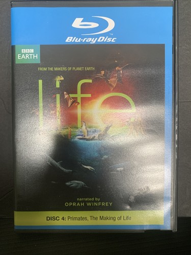 Life (DVD, 2010, Disc -4 Primates ) BBC Earth Oprah Winfrey -Blu-ray ...