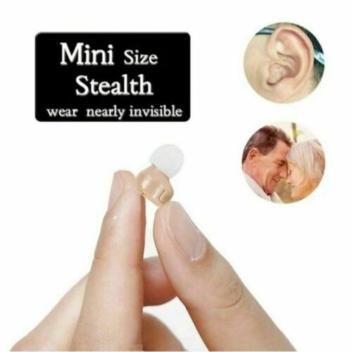 Mini Invisible In Ear Hearing Amplifier Sound Voice Amplifier Enhancer ...