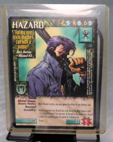 HAZARD Card - 1996 Wildstorms: The Expandable Super-Hero Collectible ...