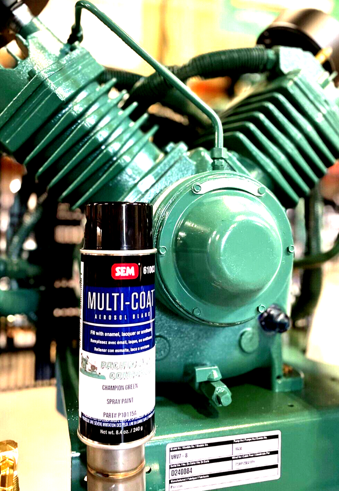 P10115A CHAMPION GREEN AIR COMPRESSOR TOUCH UP PAINT 8.4 OZ CAN | eBay