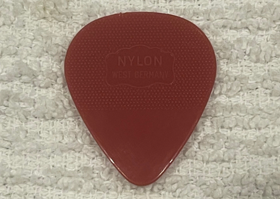 U2 Bono Guitar Pick Tour Mold Injected Rare RED Stage Plectrum BONO ...