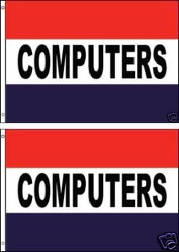 Two (2) 'Computers' Flags/Banner/Signs | eBay