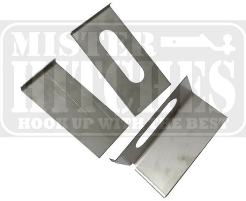 ANTI RATTLE HITCH SHIM KIT - 3PC BALL MOUNT TONGUE TOW BAR TRAILER ...