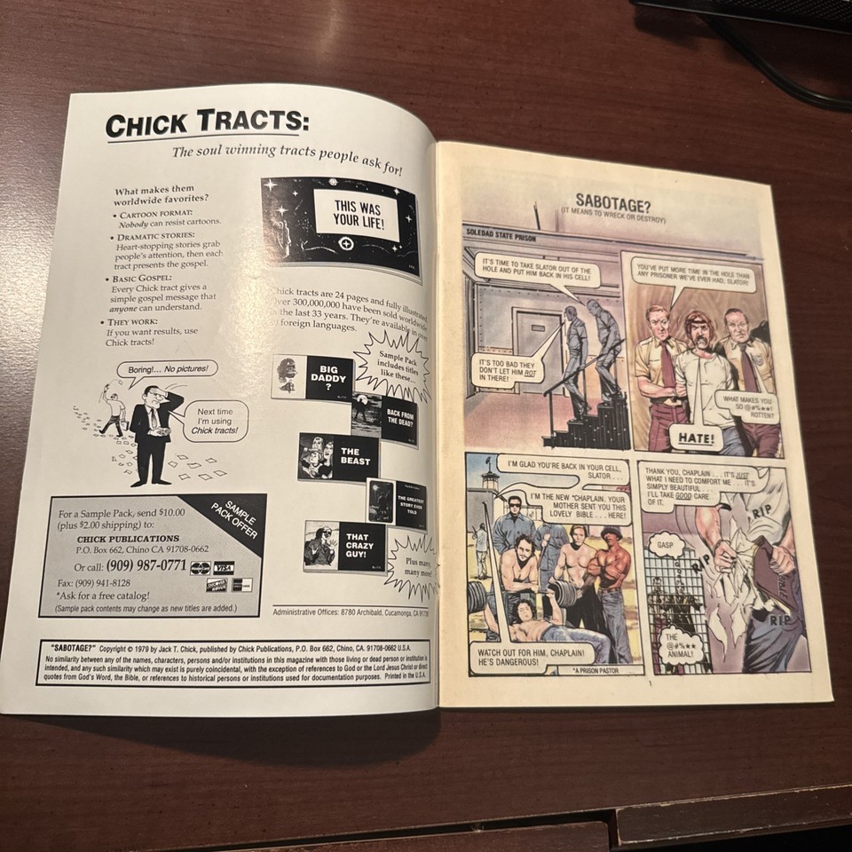 Christian Comic Book "Sabotage?" Barbour The Crusaders 1979 Vol 11 ...