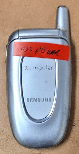 Samsung SGH-X427M(ENS) - Silver ( Cingular ) Rare Cellular GSM Flip ...
