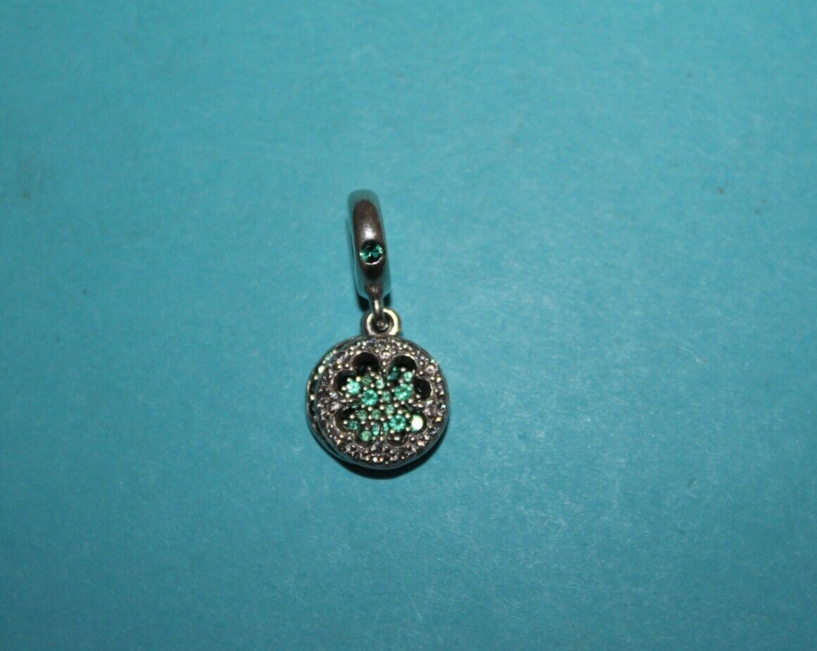 Authentic Pandora SS Dazzling 4 Leaf Clover Dangle Ch… - Gem