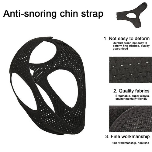 Stop Snoring Chin Support Prevention Headband Adjustable Anti-snoring ...