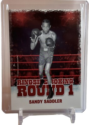 Sandy Sadler 2010 Sports Kings Ringside Boxing Round 1 Card #3 W/Top ...