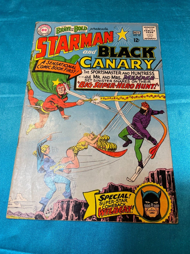 BRAVE & BOLD # 62 NOV. 1965, STARMAN! AND BLACK CANARY! FINE CONDITION ...