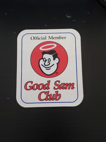 Vintage Sticker Good Sam Club Official Member Large 1970s Decal NEW ...