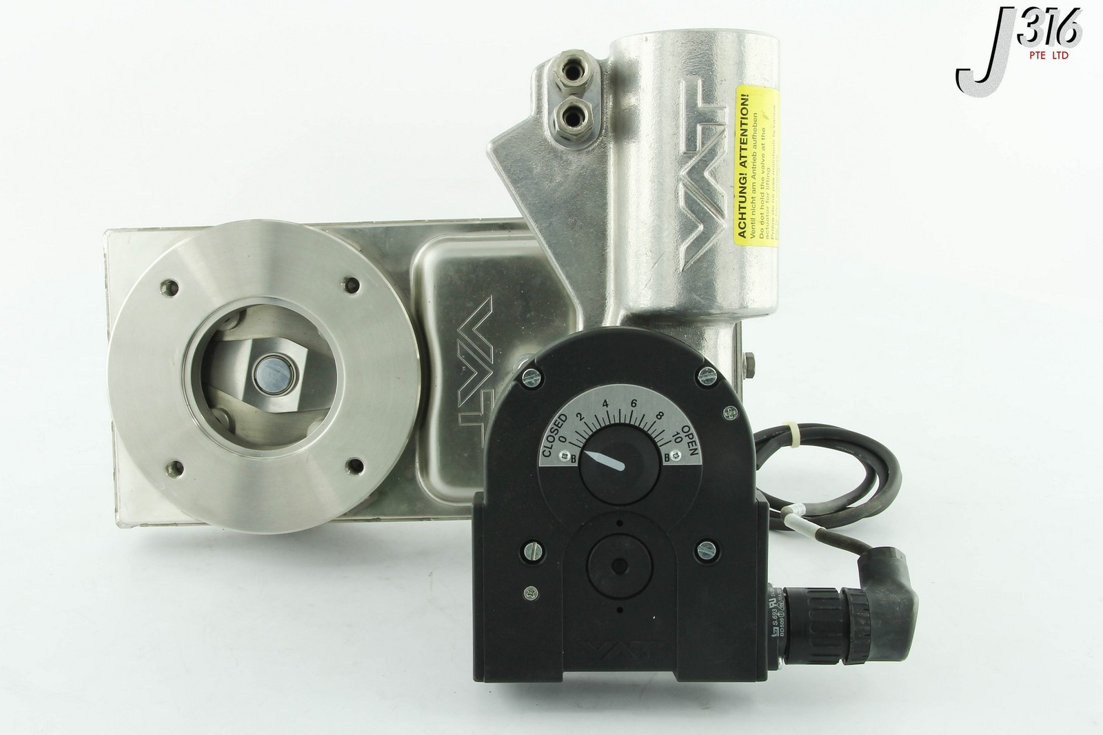 4257 VAT GATE VALVE W/ PLATE AND CONTROLLER 14036-PE24-AAC1 | eBay