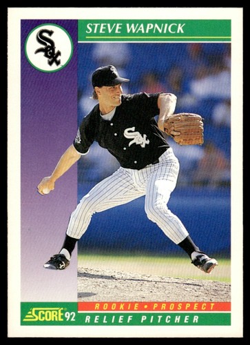 1992 Score #863 Steve Wapnick Chicago White Sox | eBay