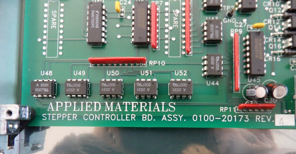 AMAT Applied Materials 0100-20173 Stepper Controller PCB Assembly Working Spare | eBay
