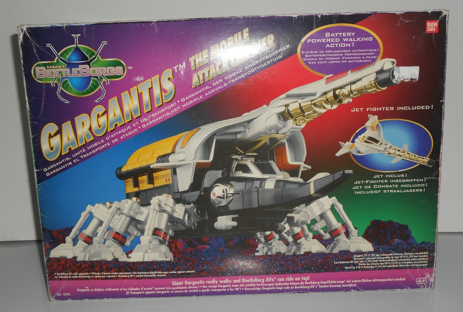 1996 Beetleborgs GARGANTIS the Mobile Attack Carrier NEW in the Box ...
