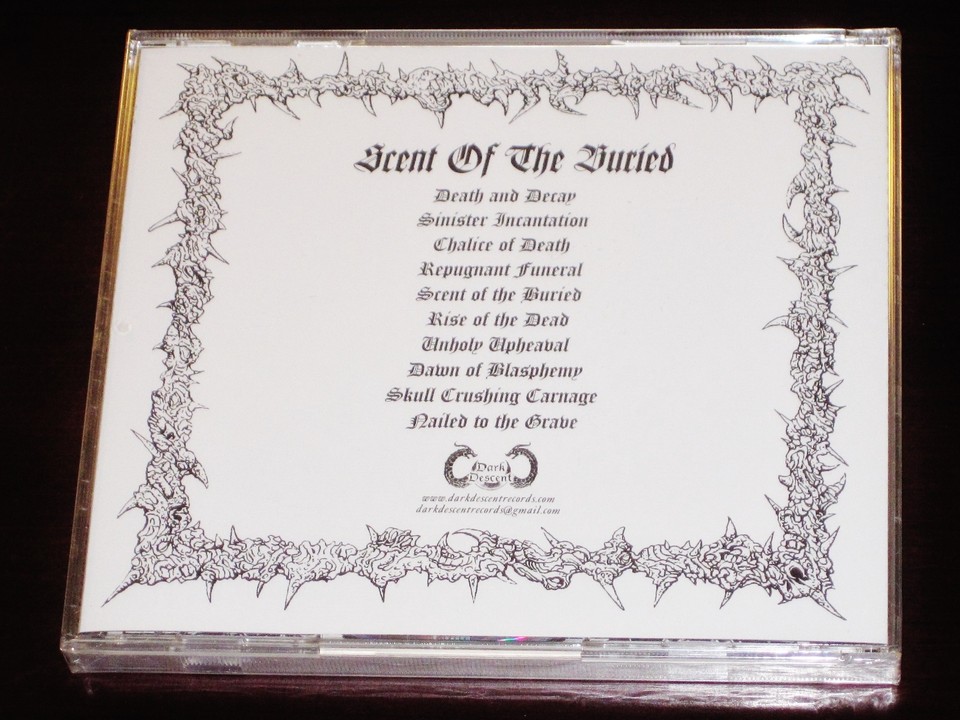 Interment: Scent Of The Buried CD 2016 Dark Descent Records USA ...