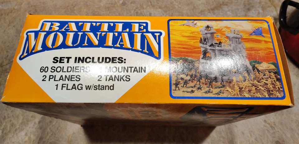 Vintage Tim Mee Toy - Battle Mountain 66 Pieces Play Set PLUS EXTRAS ...