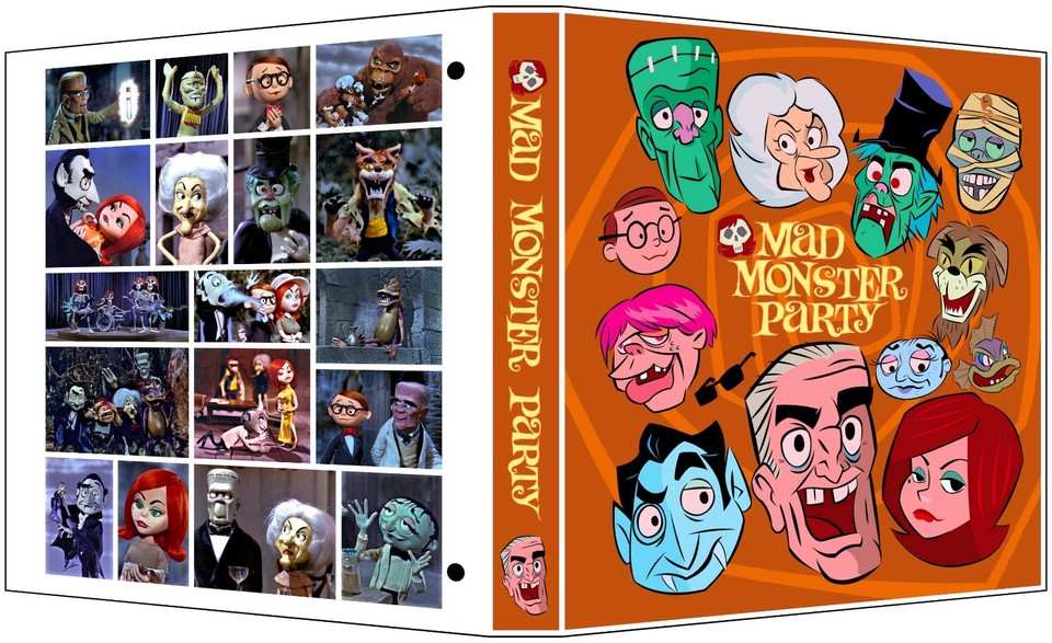 MAD MONSTER PARTY Custom 3-Ring Binder Photo Album BORIS KARLOFF ...