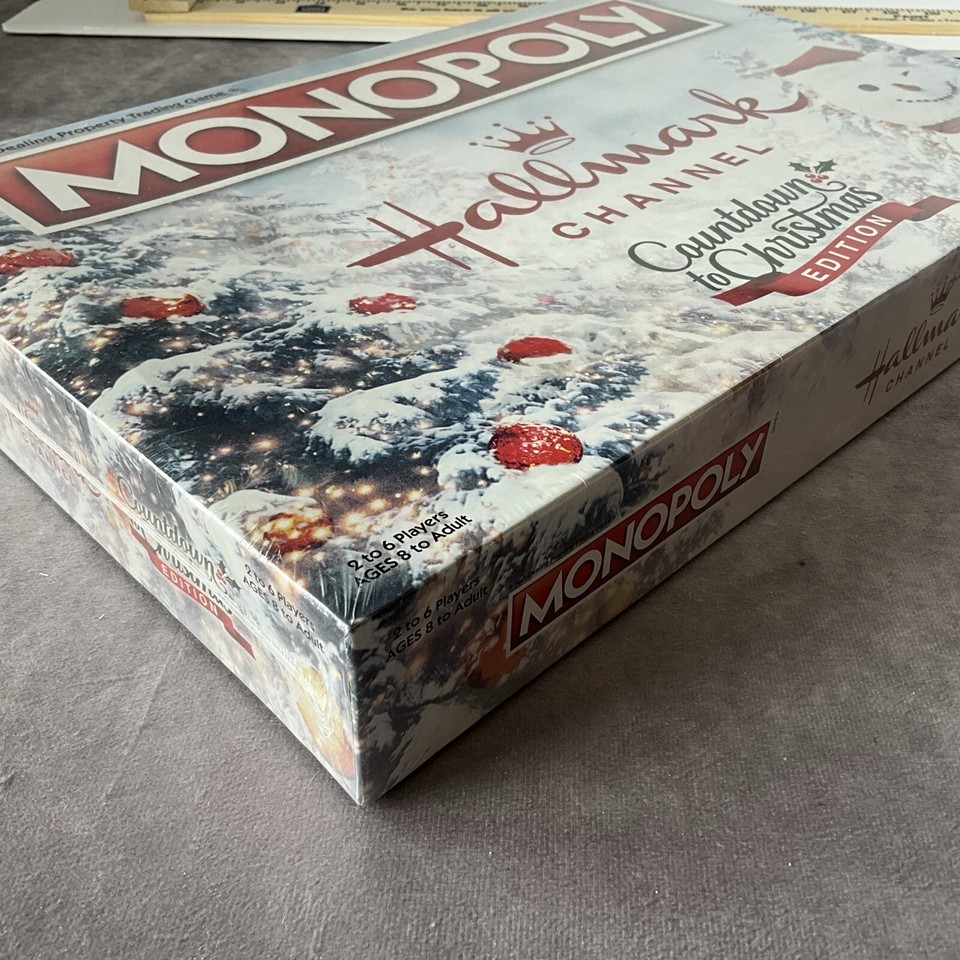 Monopoly HALLMARK CHANNEL Countdown to Christmas Edition Board Game ...