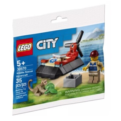 Lego 30570 City Wildlife Rescue Hovercraft Polybag | eBay