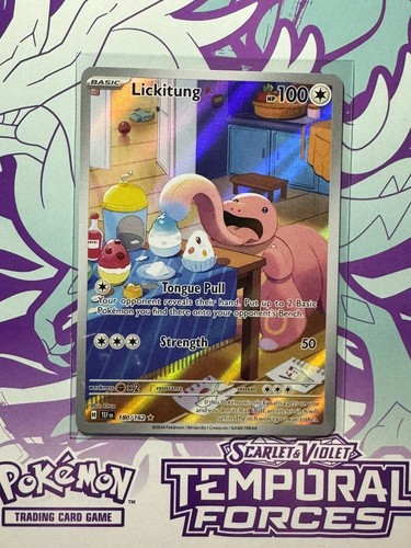 Pokemon Temporal Forces IR Lickitung 180 Illustration Rare NM | eBay